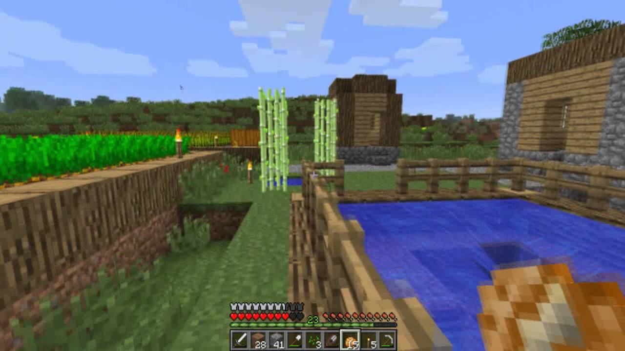 MINECRAFT DESERT TEMPLE! My first find of a desert temple secret room ...