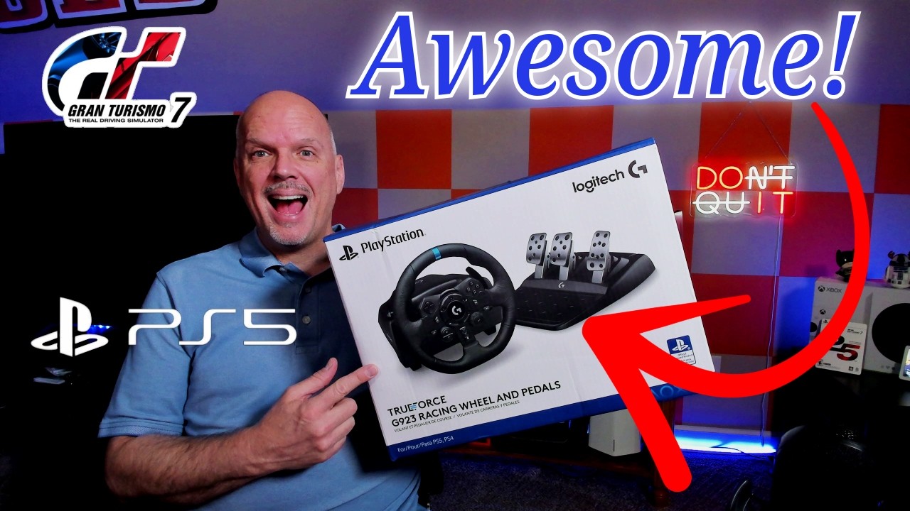 Logitech G923: The Ultimate Sim Racing Wheel for Gran Turismo 7 - YouTube