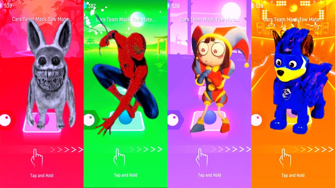 Zoonomaly vs Spider Man vs Amazing Digital Circus Pomni vs Paw Patrol ...