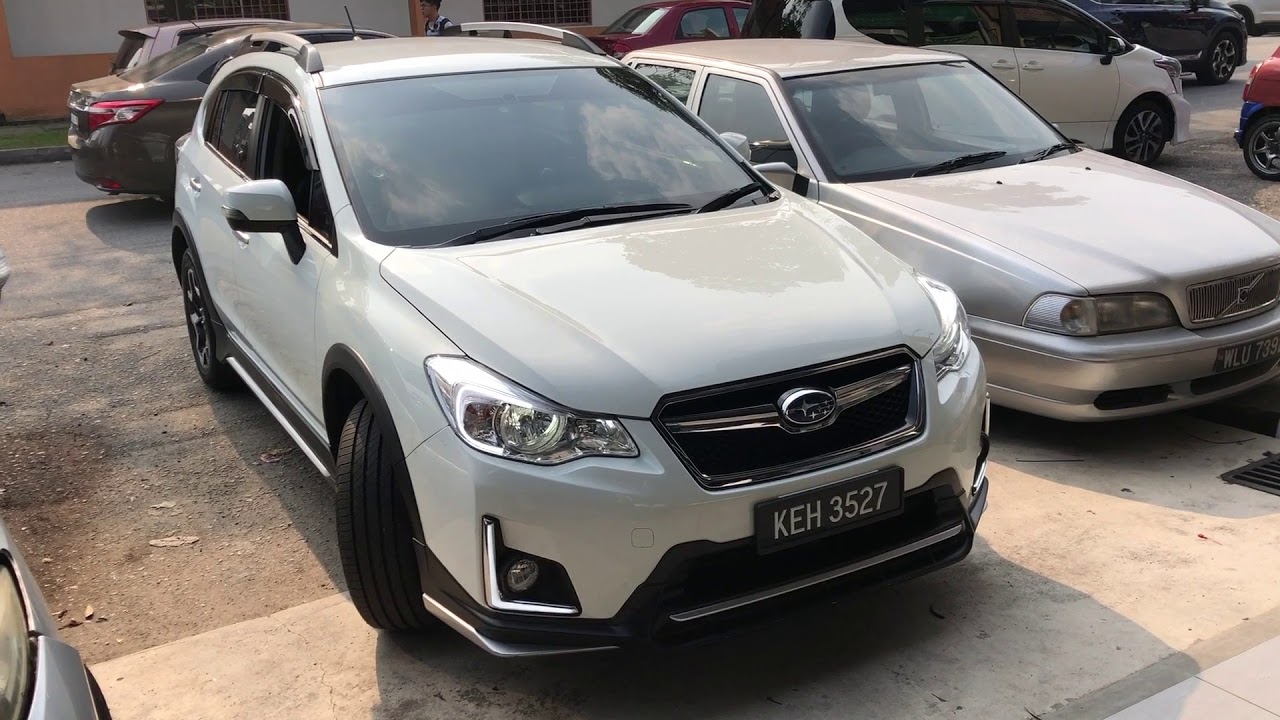 Subaru XV Head Lamp Convert LED Daylight with Signal from WRC - YouTube