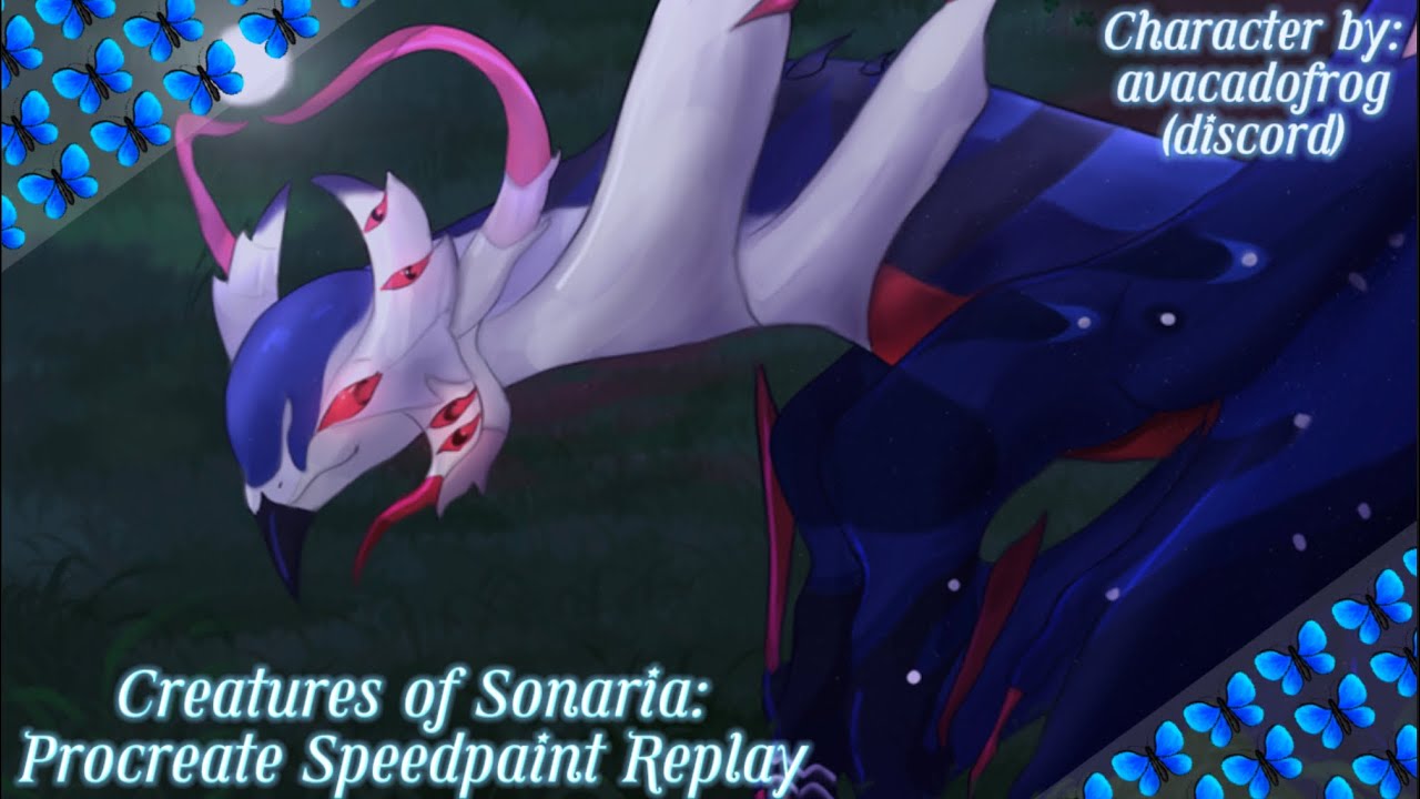 Creatures of Sonaria Speedpaint - Somnia Elus - YouTube