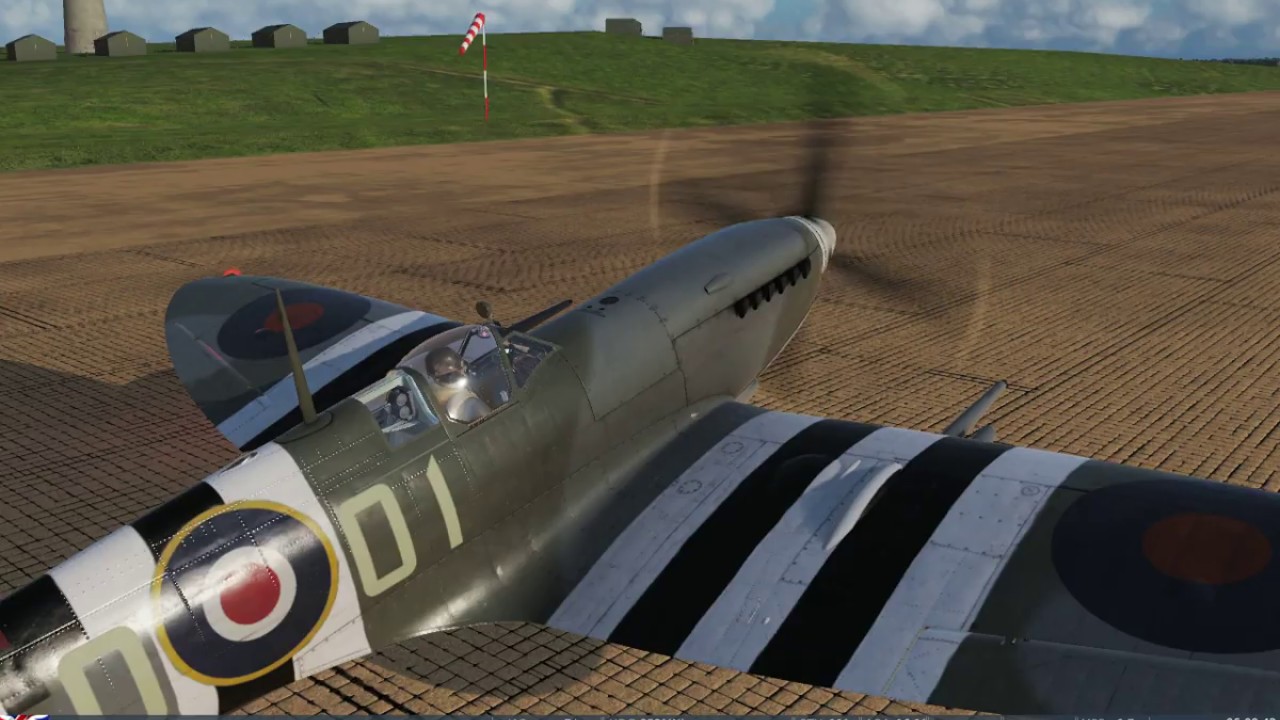 DCS Spitfire: More practice - YouTube