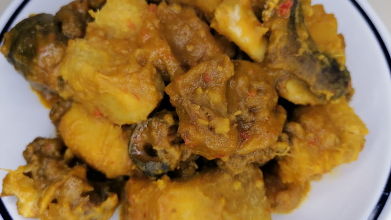 How to cook yam and goat meat porridge /nigeria porridge recipe - YouTube