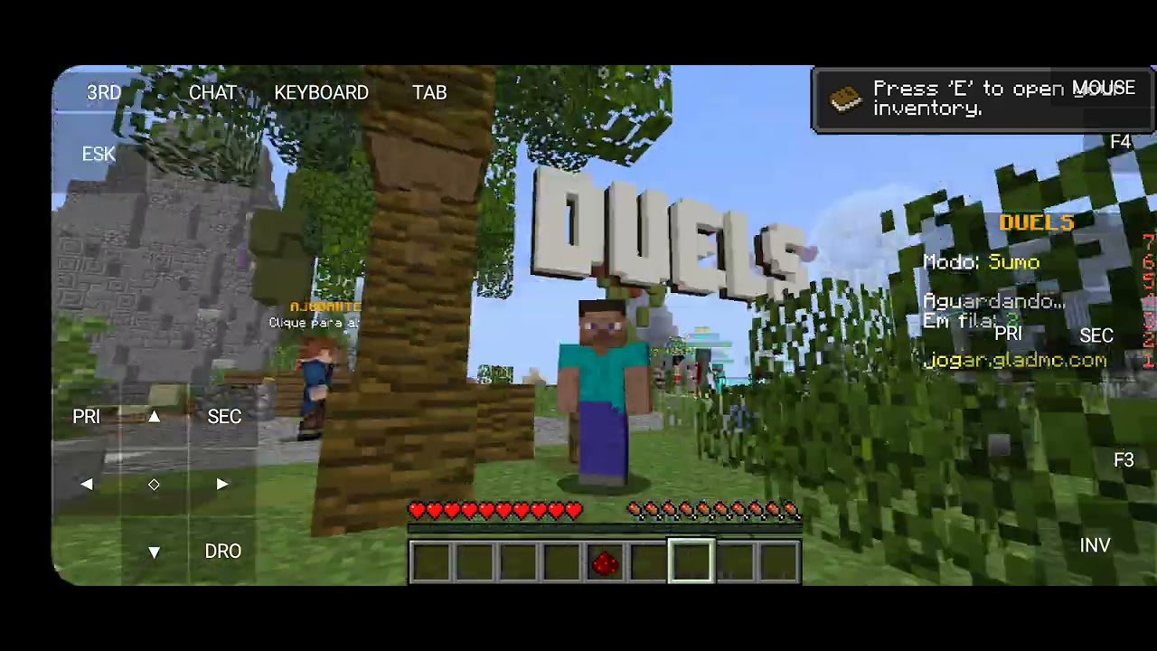 jogando minecraft java(pojavlauncher) - YouTube