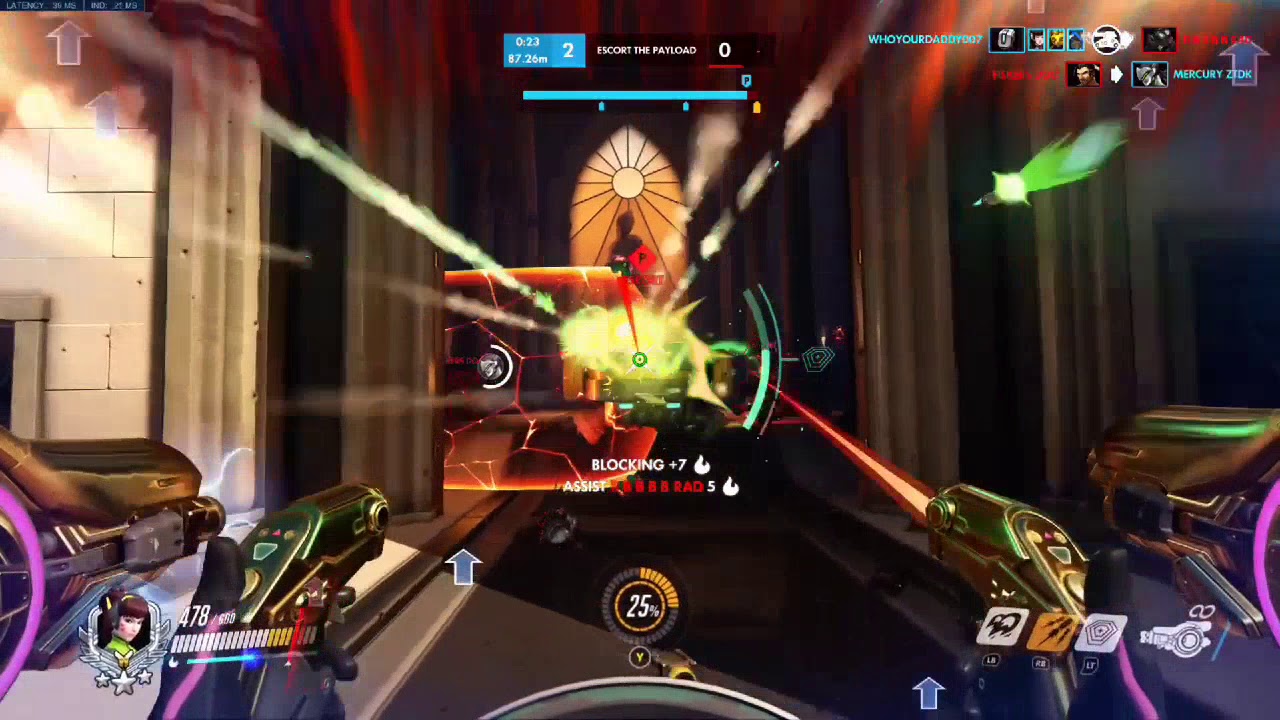 Overwatch Comp dva gameplay on xbox. - YouTube