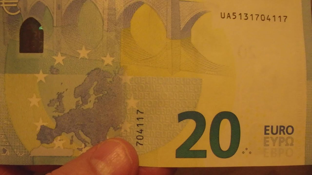 Uusi 20 euron seteli - YouTube