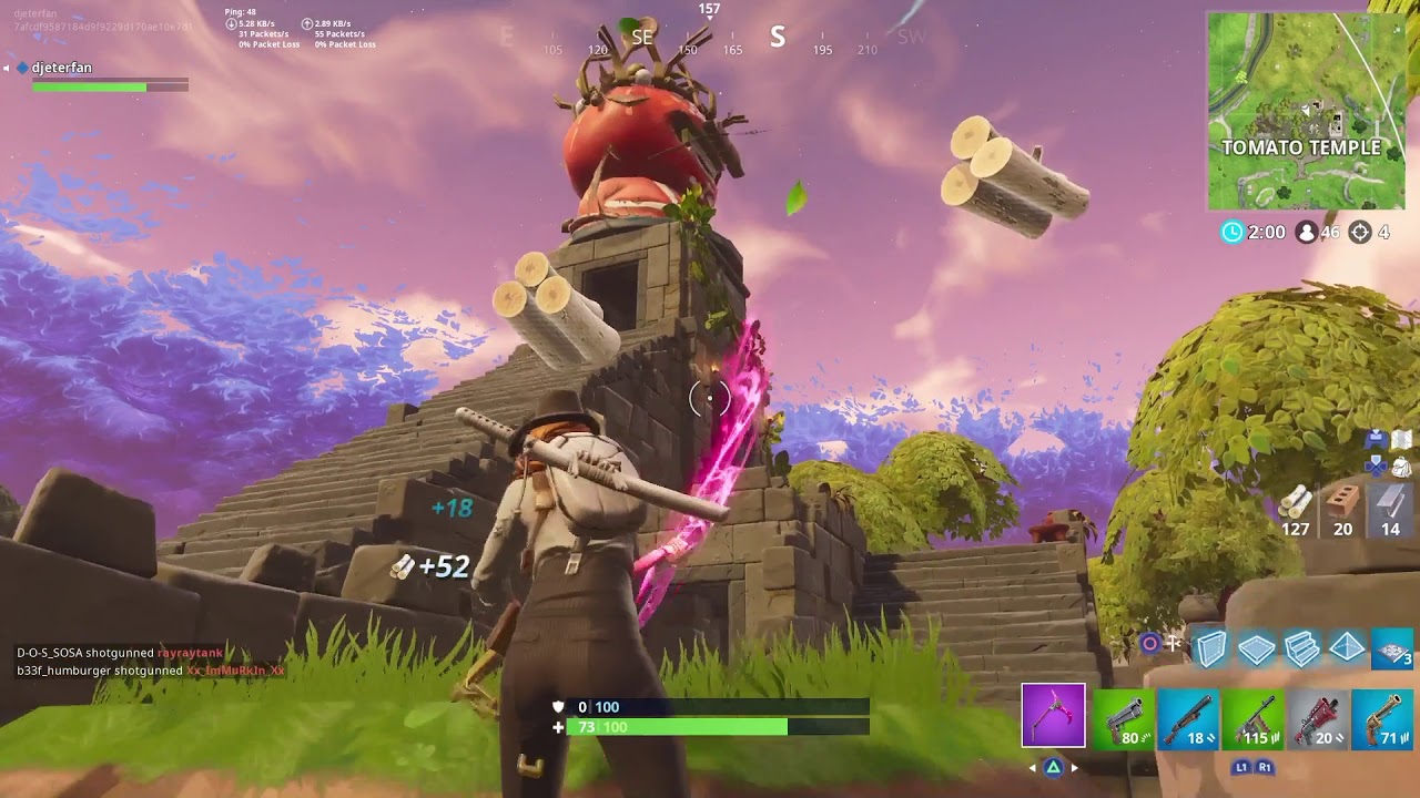 The New Tomato Town (Tomato Temple Gameplay) Fortnite Battle Royale ...