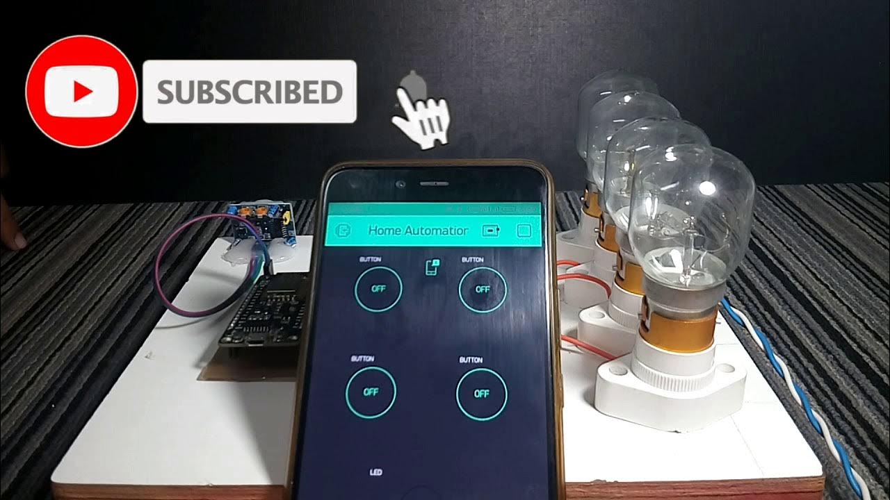 IOT Based Anti Theft System | Home Automation and Home Security System - YouTube
