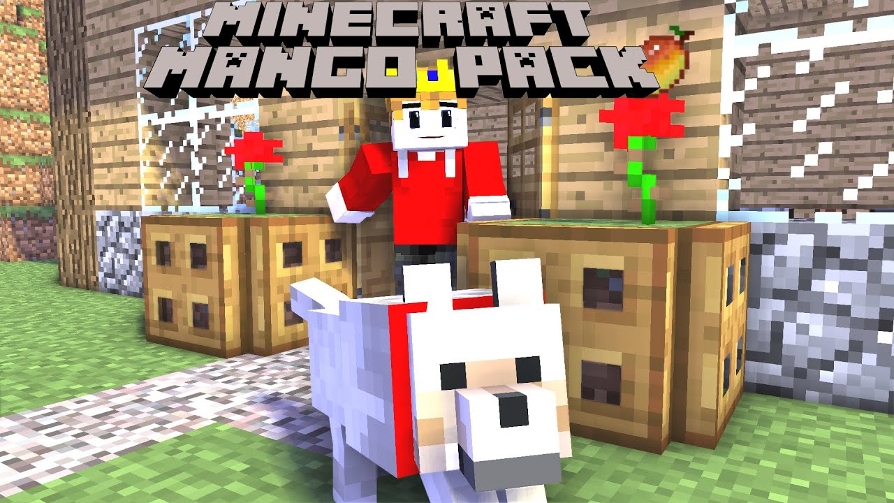 Mango Pack #2 Finishing The House (Minecraft) - YouTube