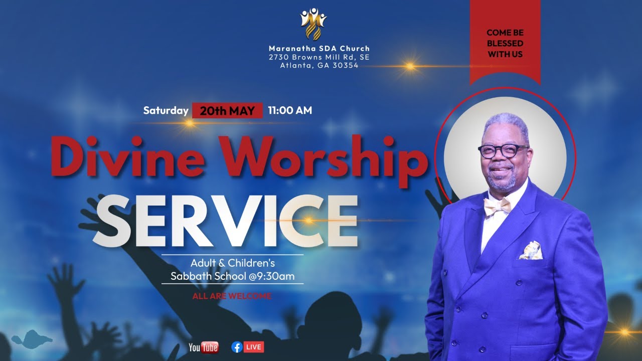 Atlanta Maranatha SDA Church | Pastor Drake Barber | May 20, 2023 - YouTube