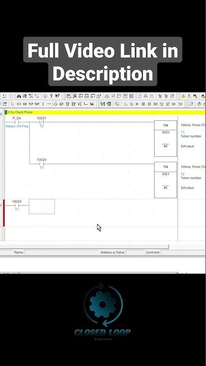 omron plc clock pulse | How to create clock pulse in plc | inbuilt PLC Pulse | PLC Pulse Outpu ...