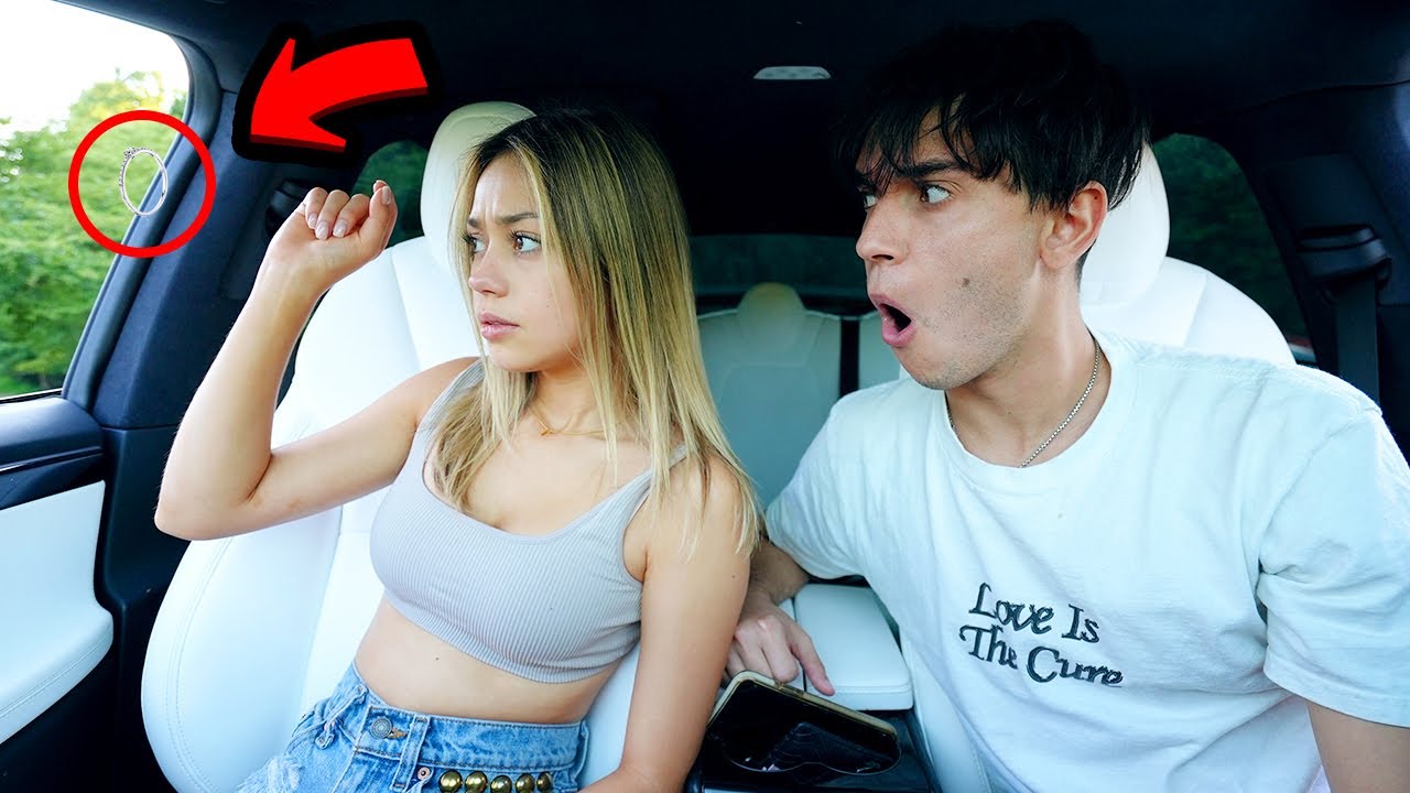 STARTING AN ARGUMENT THEN THROWING MY PROMISE RING OUT THE WINDOW ...