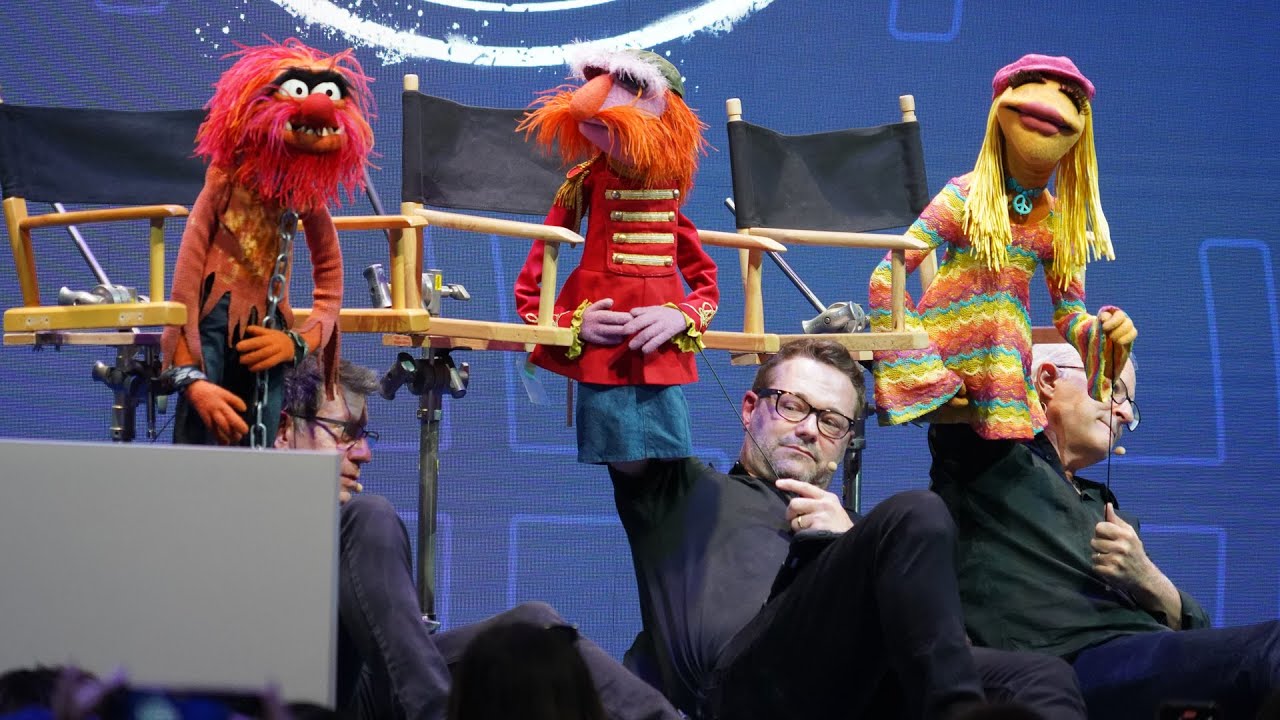 The Muppets Mayhem Live Interview at D23 Expo 2022 with Floyd, Janice ...