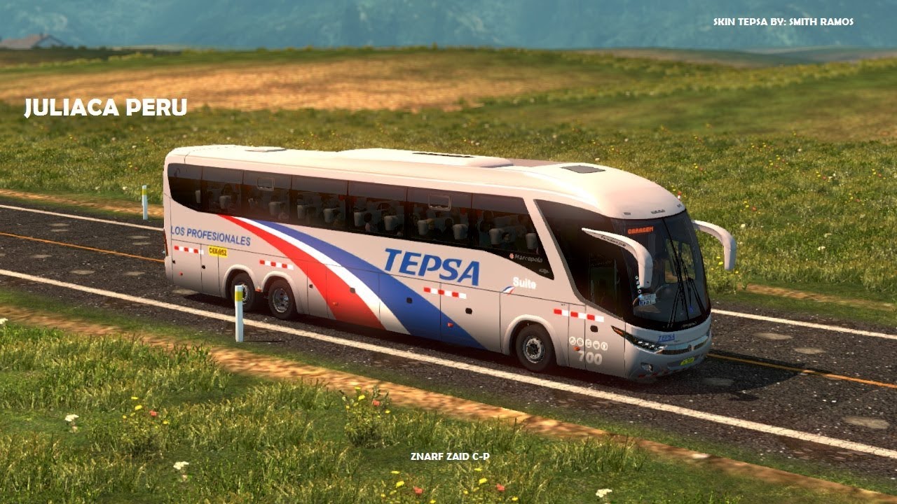 TRANSPORTE TEPSA PERU RUTA JULIACA ETS2 - YouTube