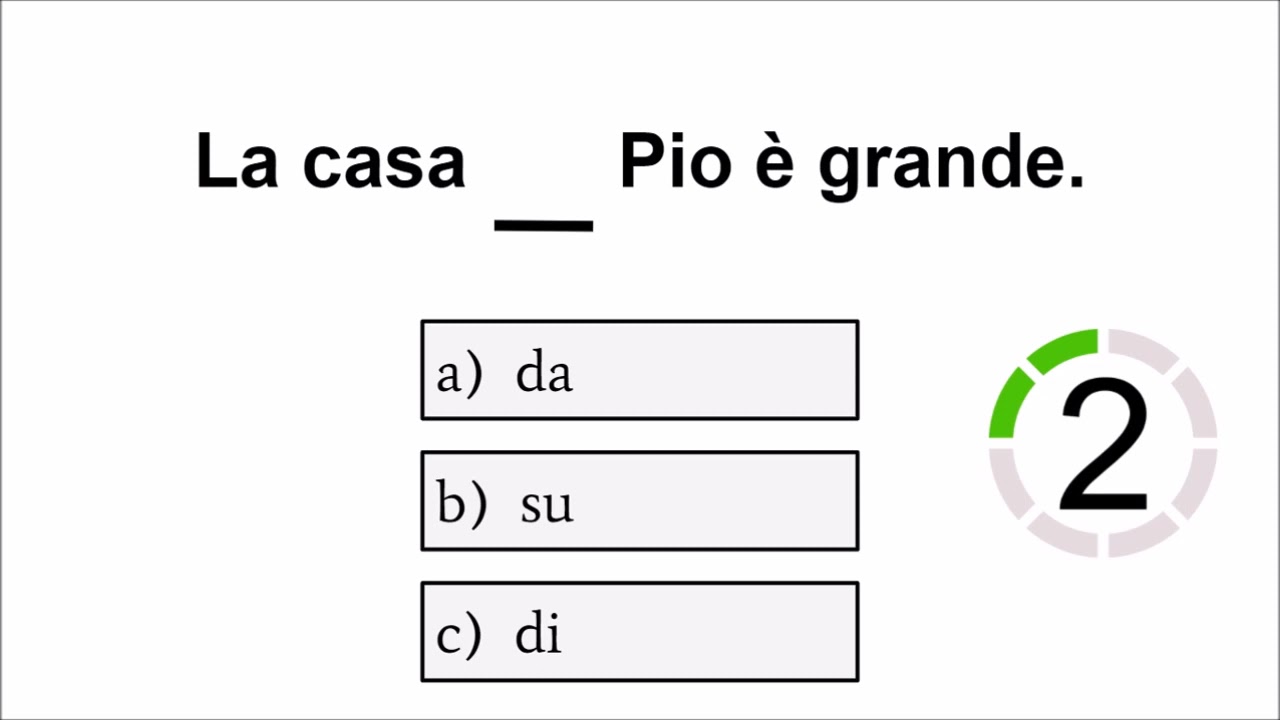 ITALIAN QUIZ - level A2 | Can You pass this ITALIAN test? - YouTube