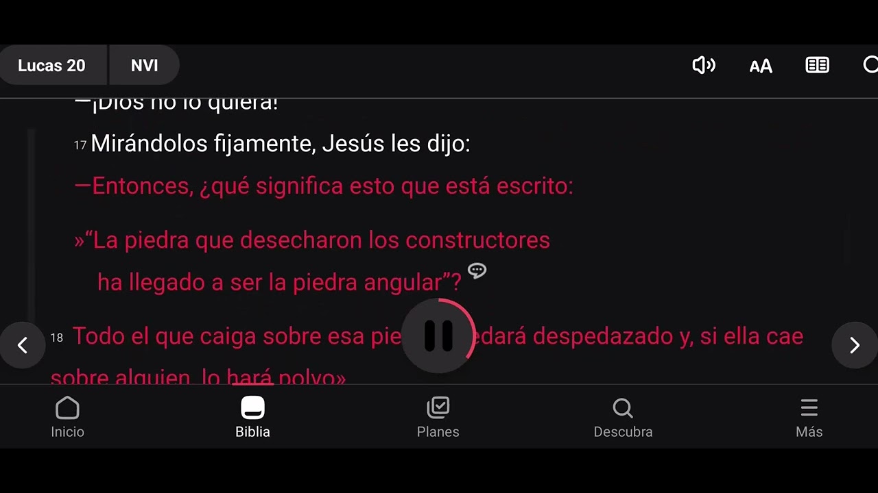 Audio Biblia I Lucas 20 I NVI - YouTube