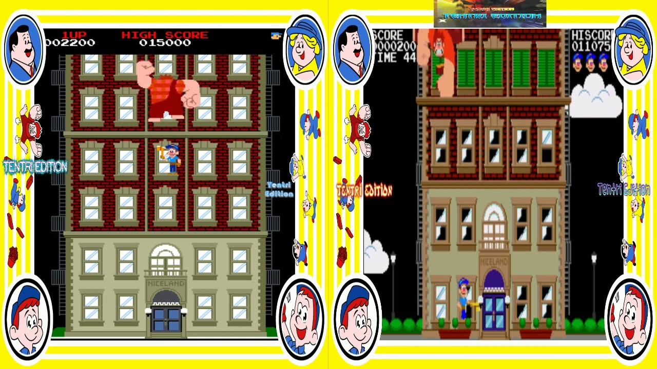 Fix-It Felix Jr. Arcade Comparison - YouTube