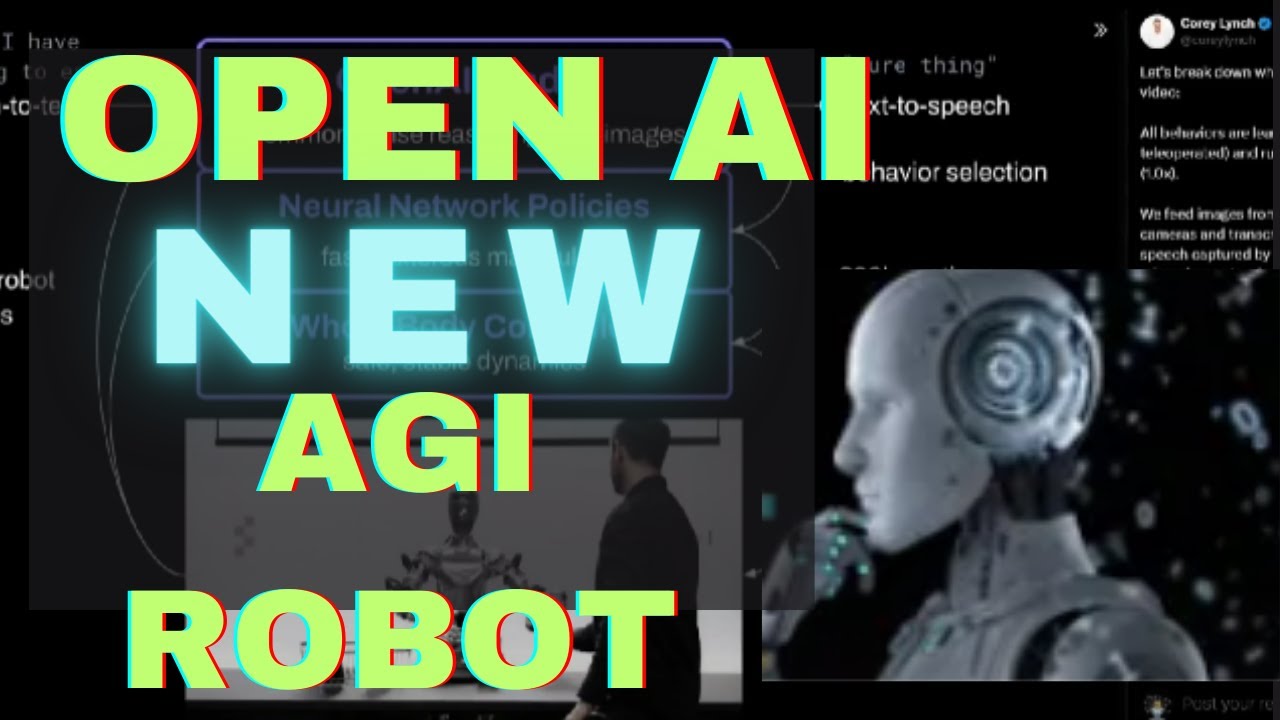 OpenAI's NEW AGI Robot(Autonomous Humanoid Robot! ) Figure(01) - YouTube