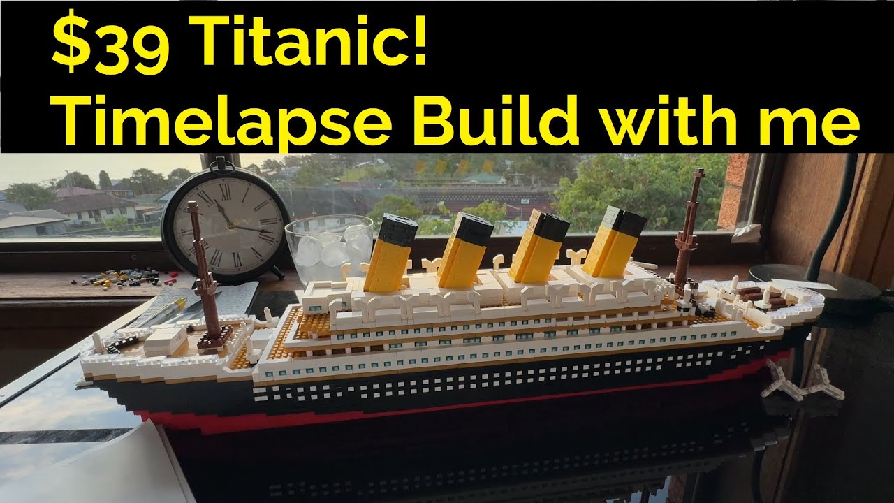 Building the RMS Kmart Titanic (Anko mini blocks cruise ship) - YouTube