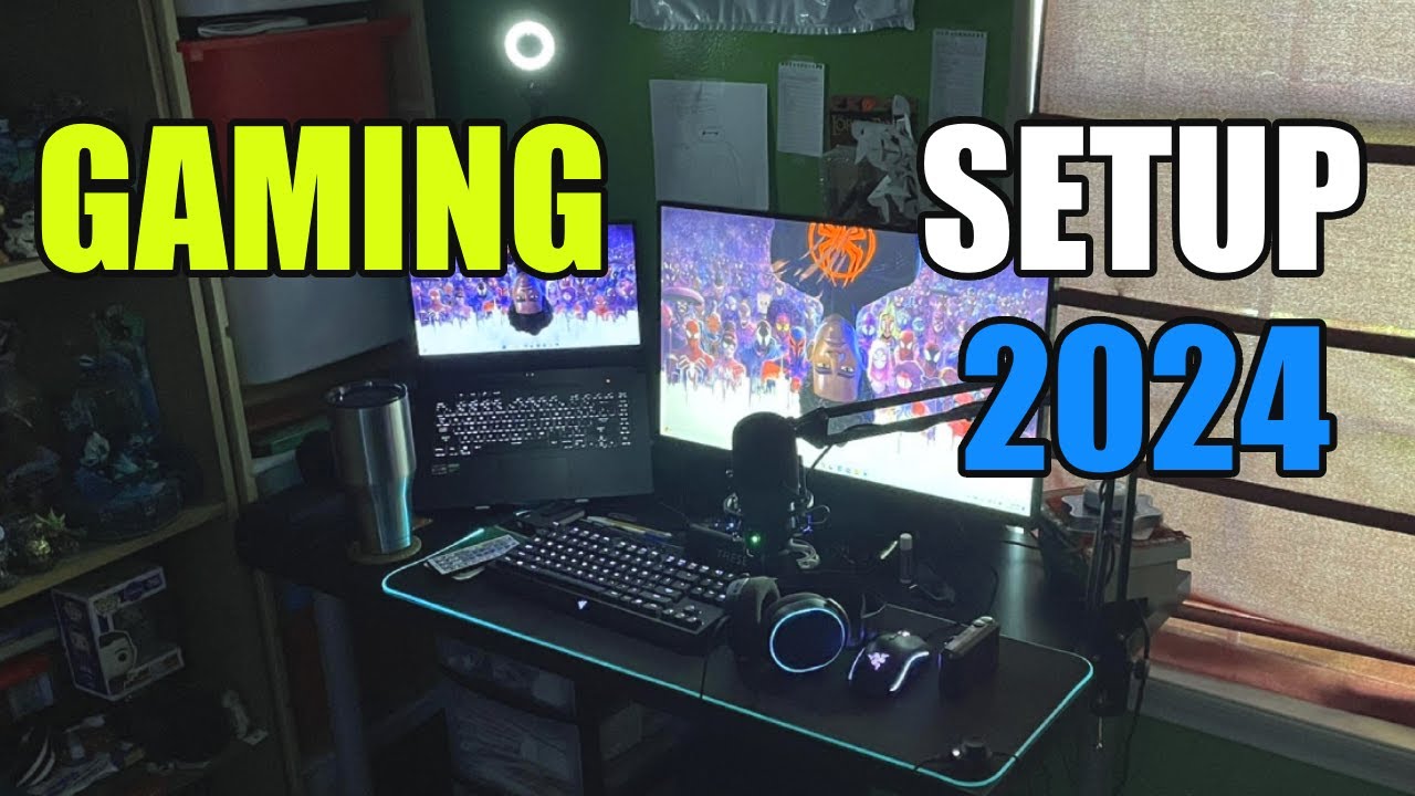 My 2024 Gaming/Streaming Setup!! (Laptop Gaming Setup for Beginners) - YouTube