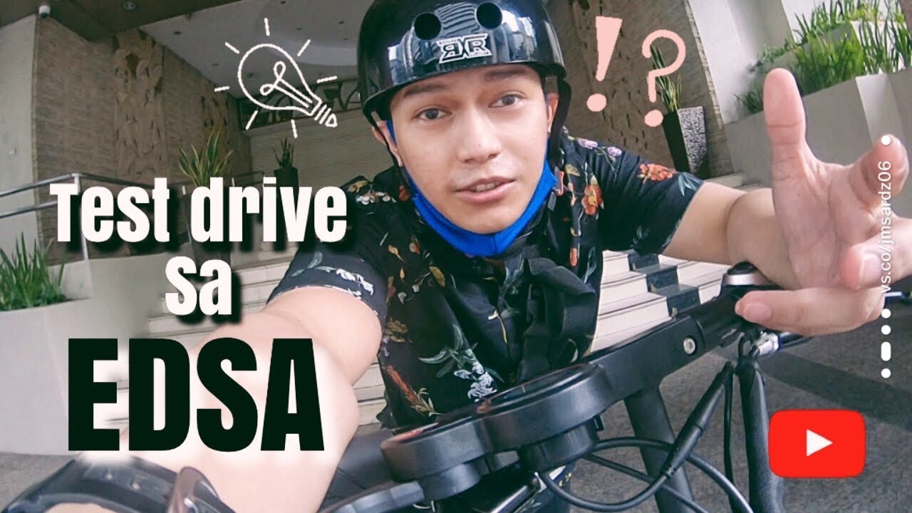 Electric Scooter Test Drive sa EDSA | Honest Review - YouTube