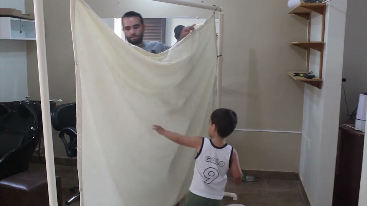 COMO FAZER DIVISÓRIA USANDO CANO PVC - YouTube
