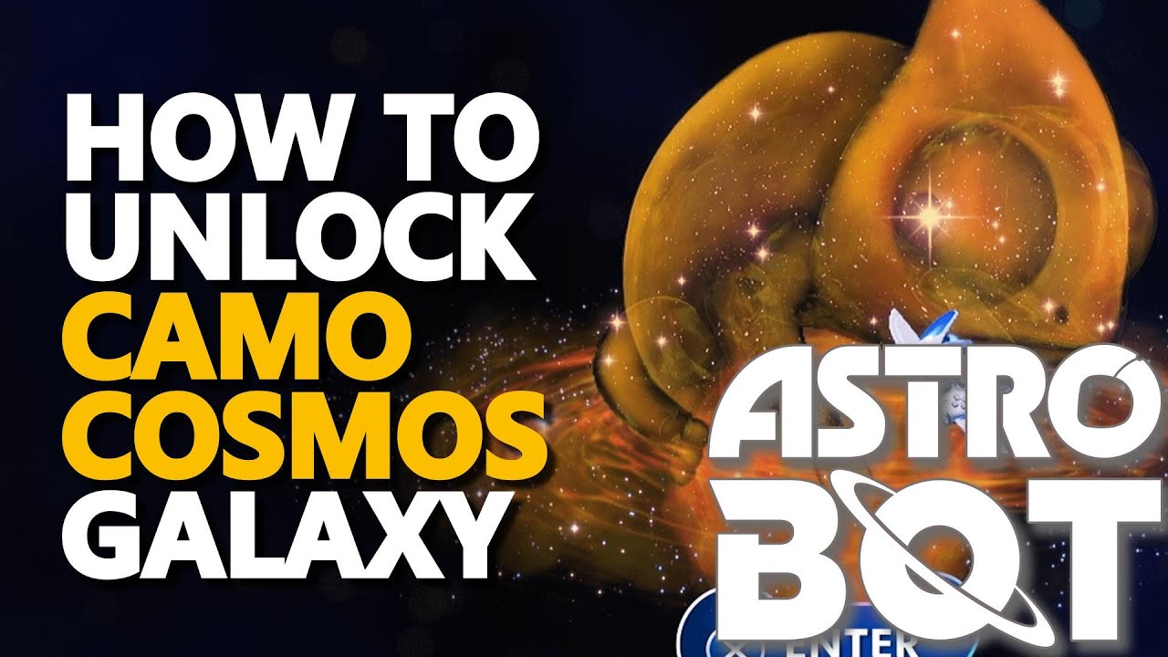How to unlock Orange Chameleon Camo Cosmos Galaxy Astro Bot - YouTube