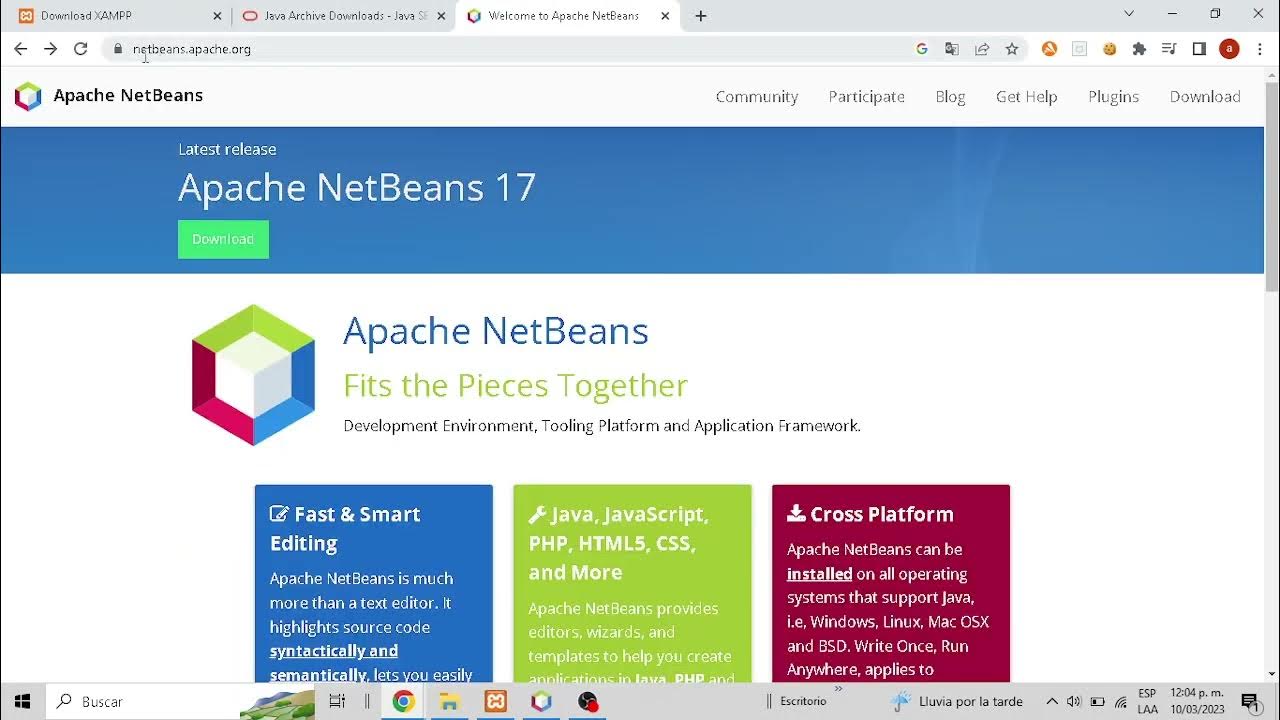 Instalación XAMPP y NetBeans para desarrollo PHP mi primer proyecto ...