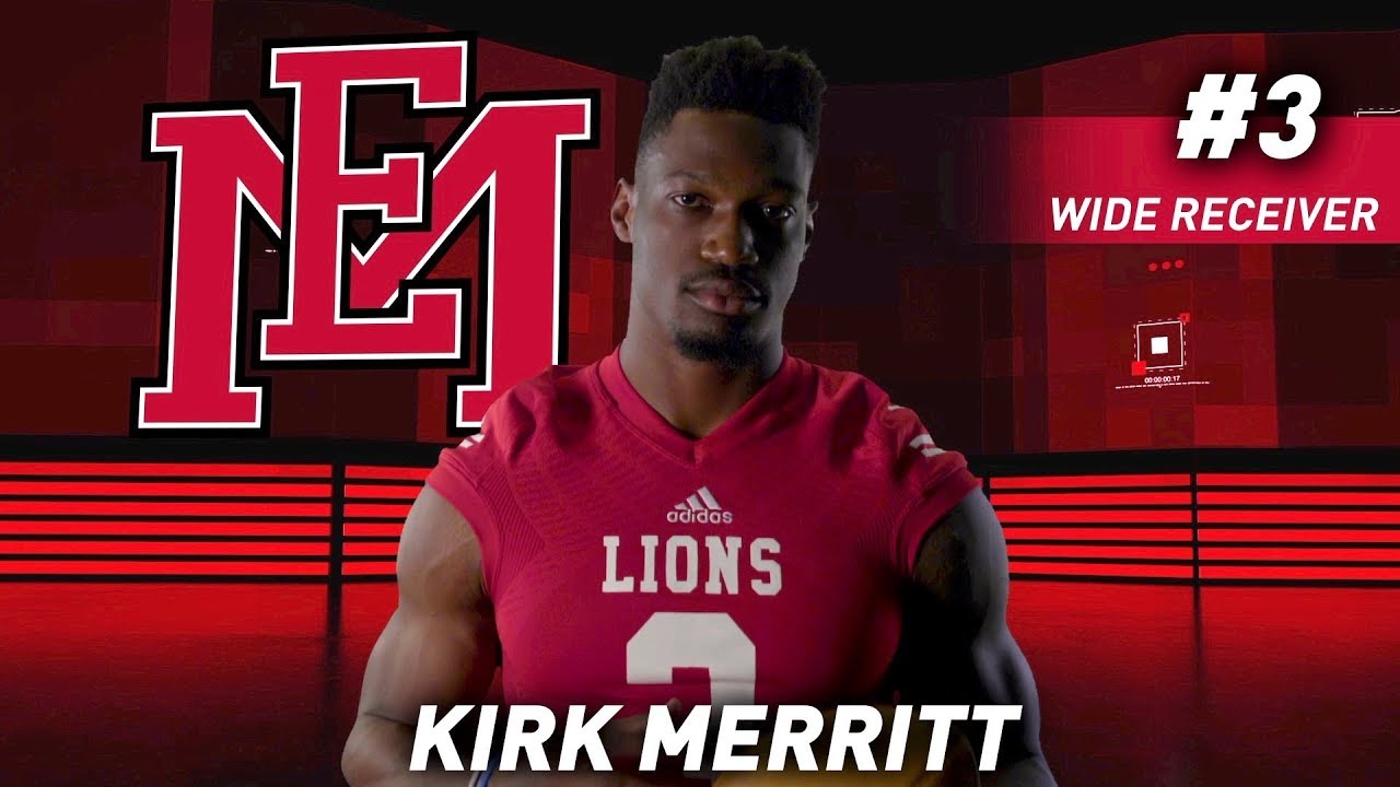 EMCC Wide Receiver Kirk Merritt - YouTube