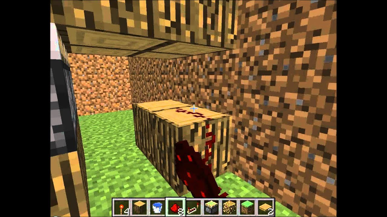 Minecraft - How to Make Piston Bridge - YouTube