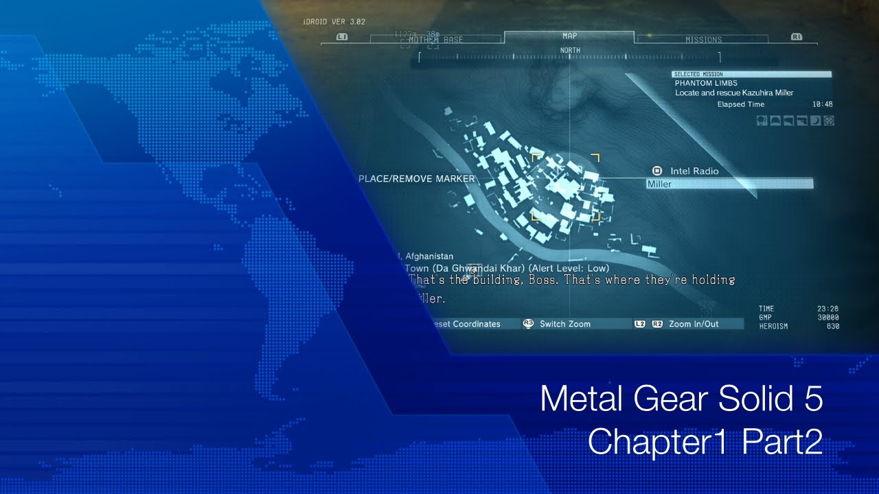 Metal Gear Solid 5 [MGS5]: #2 Road to Miller's location Chapter1-2 ...
