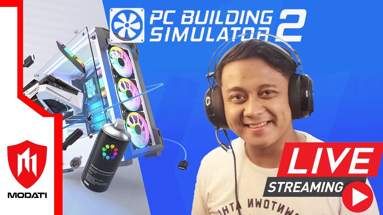 BELAJAR RAKIT PC | PC BUILDING SIMULATOR 2 | LIVE 088 - YouTube