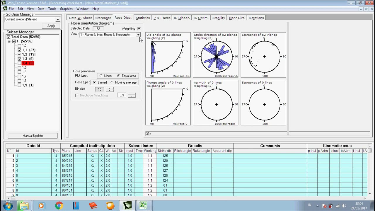 [Win-Tensor] Analisis Kekar I ~ Fracture Analysis I - YouTube