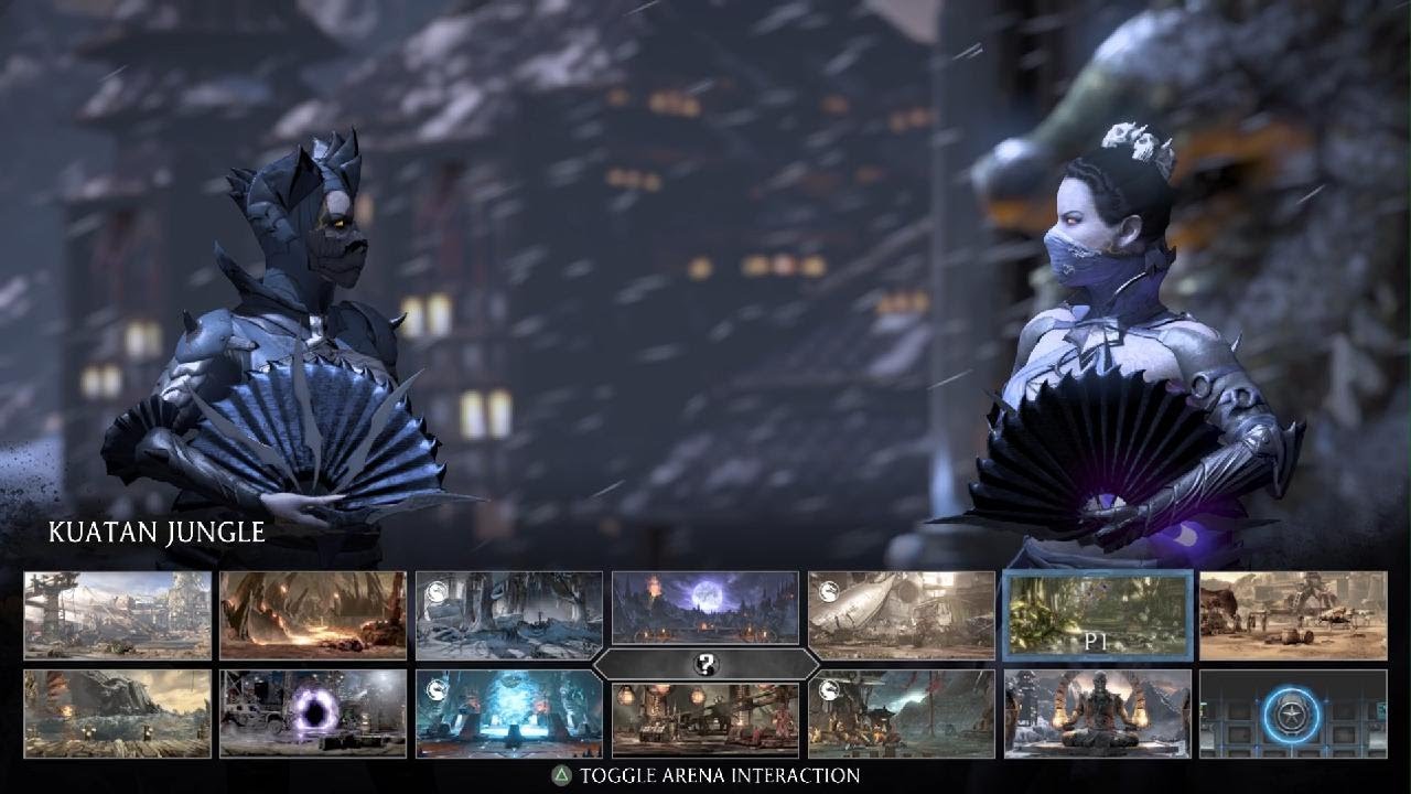 Mortal Kombat X Kitana(Dark Empress) vs Kitana (Revenant) - YouTube