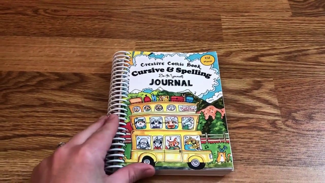 Creative Comic Book Cursive & Spelling Do it Yourself Journal by The ...