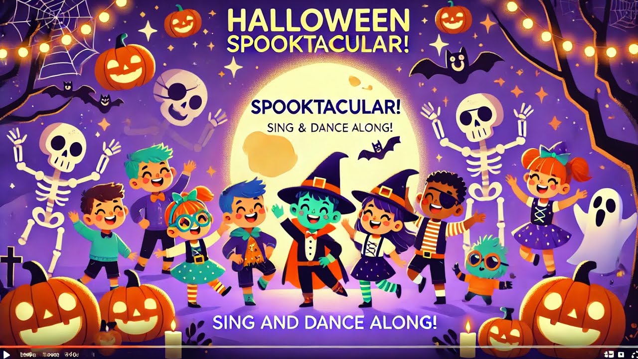 Spooky Fun: Halloween Spooktacular Kids' Song - Happy Halloween's !!🎃👻 ...