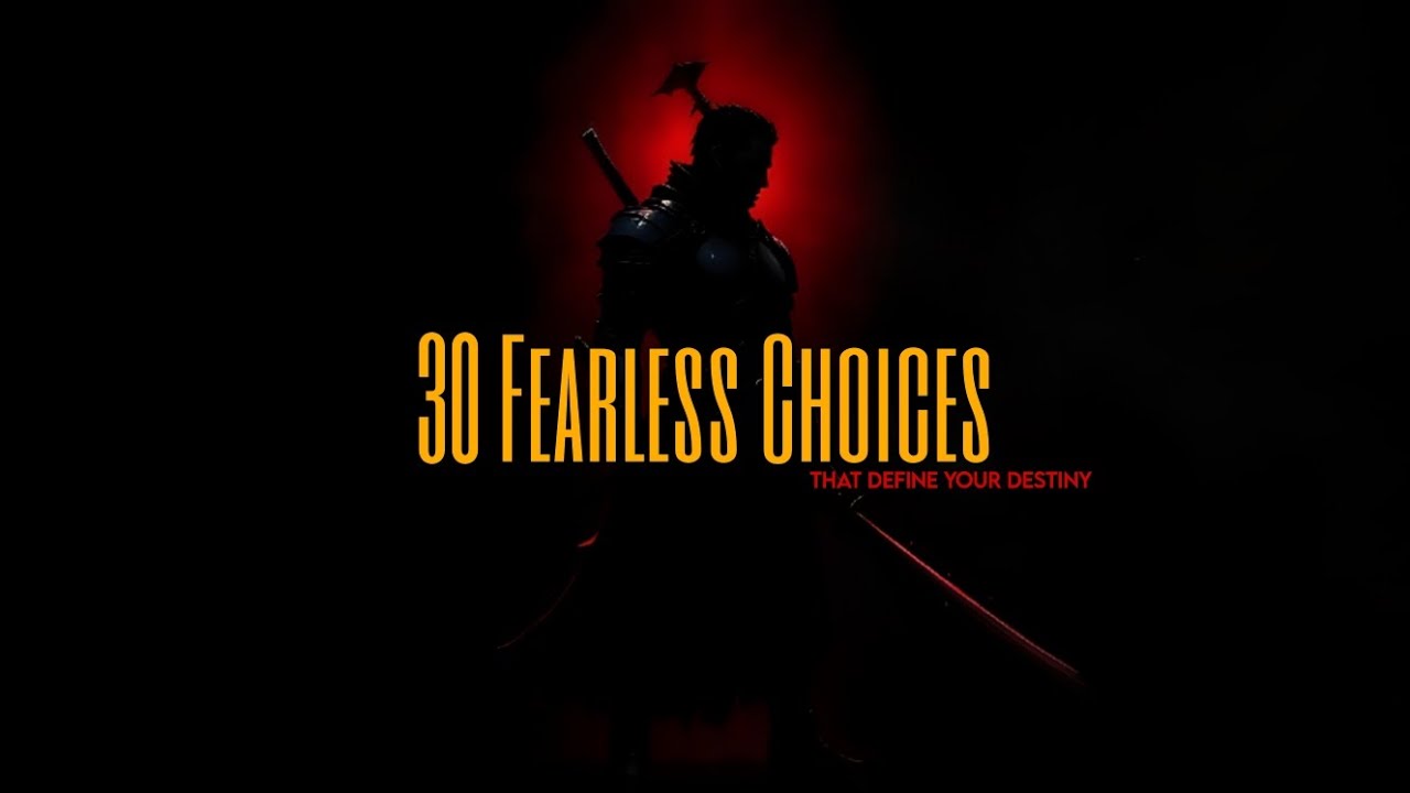 30 Fearless Decisions THAT Shape Your Life Forever! | @quotalks62 - YouTube