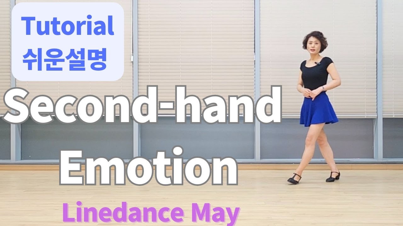 Second-hand Emotion Line Dance (Beginner : Ria Vos) - Tutorial - YouTube