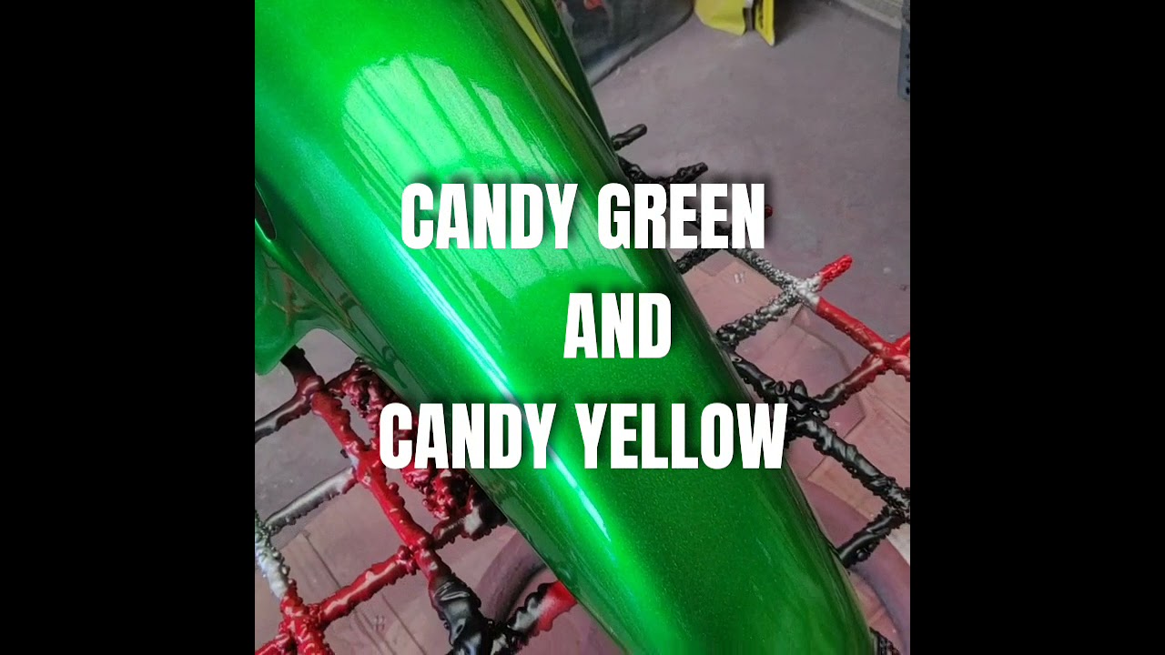 SAMURAI PAINT CANDY GREEN WITH CANDY YELLOW #samuraipaint # ...