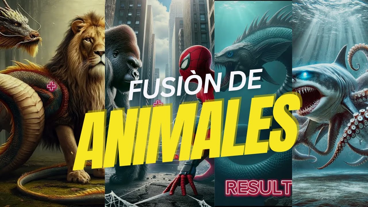 ¡Increíbles Fusiones de Animales Creadas con IA! 🐯🦅 Descubre Estas ...