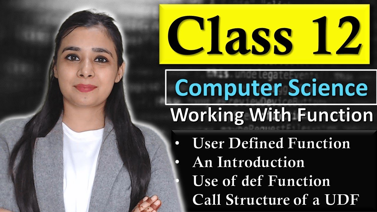 Working With Function An Introduction Use Of Def Function Call 1908