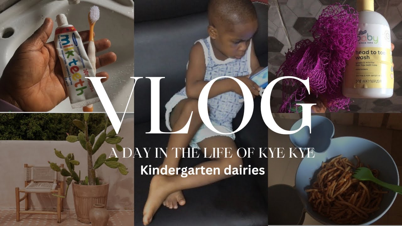Spend a day with my son kye kye | #school #vlog | #kindergarten #kids # ...