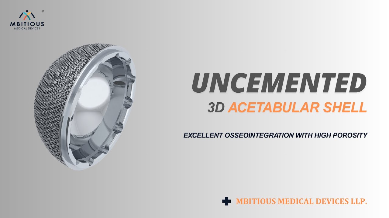 Highly Porous 3D Printed Acetabular Shell #mbitiousmedicaldevices - YouTube
