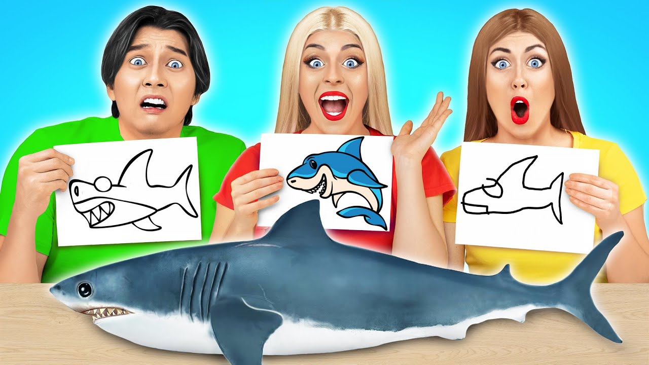 Who Draws it Better Take The Prize | Colorful Drawing Tricks by Multi ...