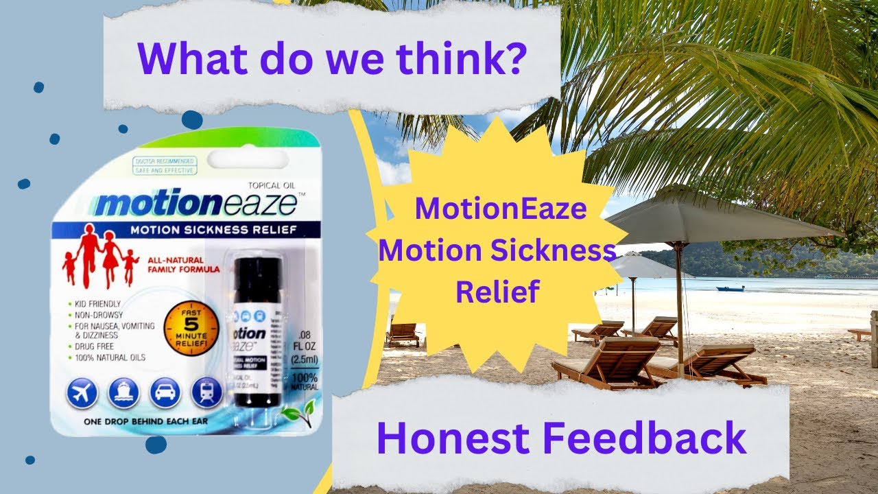 Motion Sickness Relief: MotionEaze Product Review - YouTube