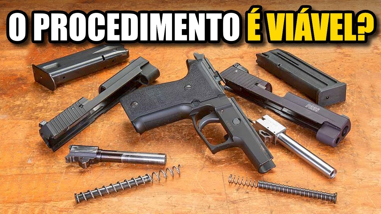 É possível converter uma airsoft numa arma real? - YouTube