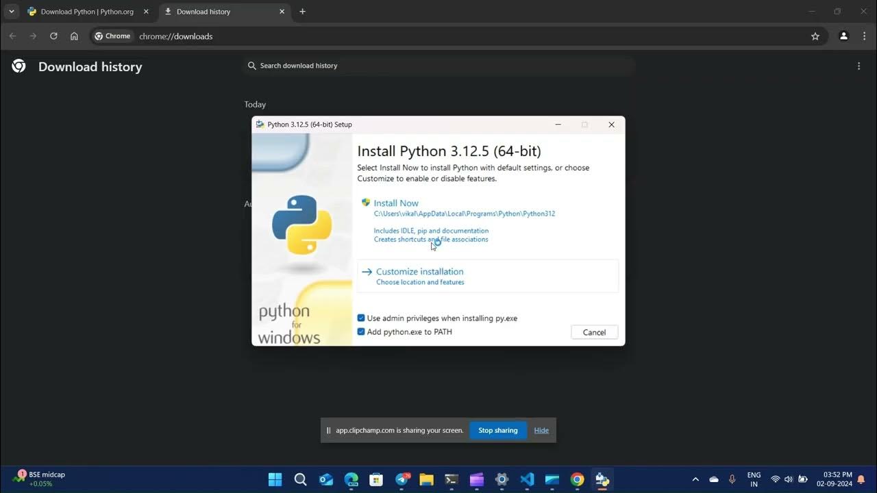 python installation - YouTube