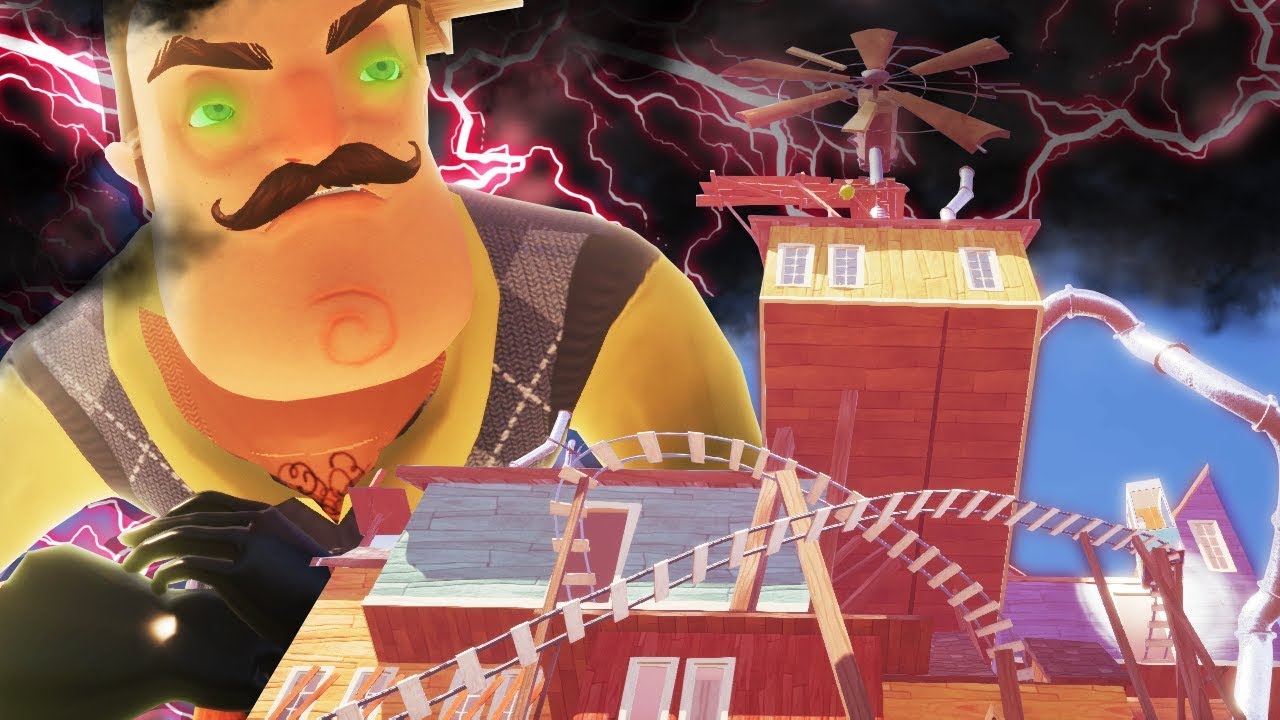 Hello Neighbor BETA 3 🌟THE TRUE BASEMENT ENDING & SECRET RITUAL🌟 Hello ...
