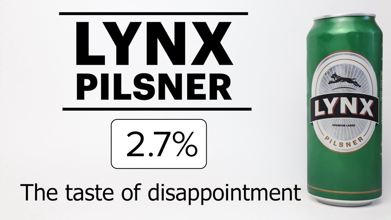Lynx Pilsner - What does a 2.7% Pilsner taste like ? - YouTube