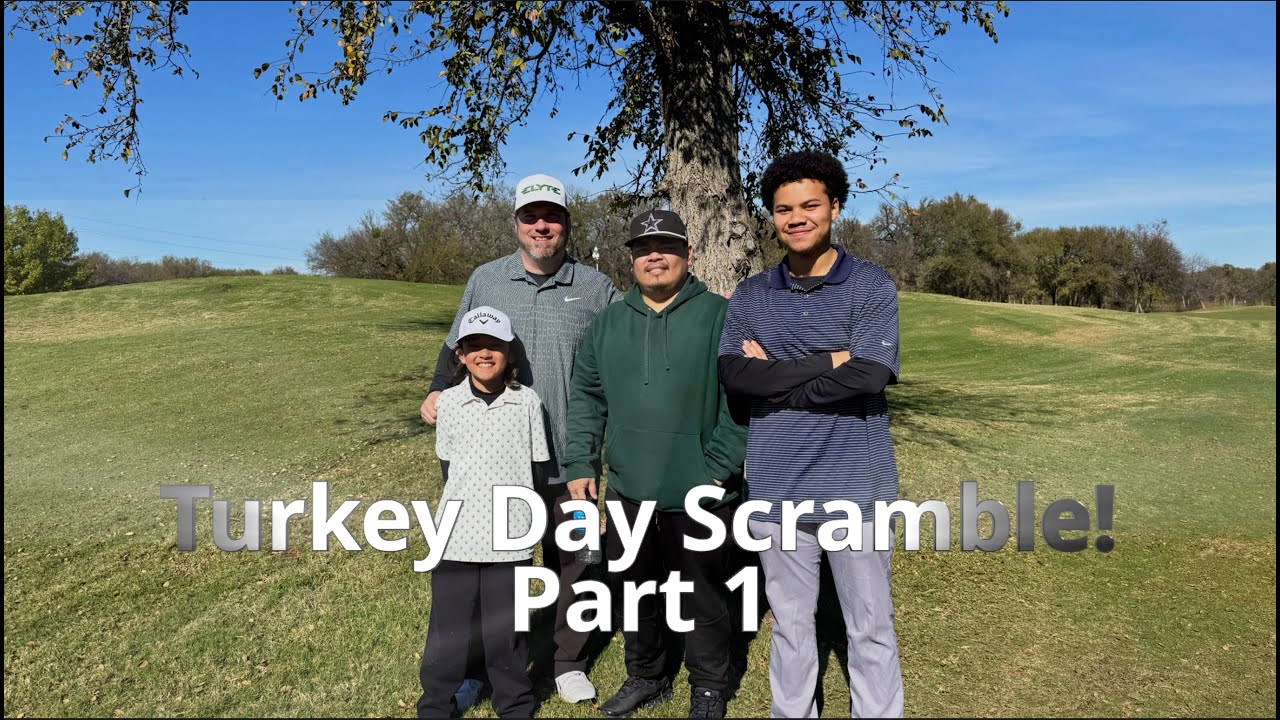 Turkey Day Scramble Part 1 - Can 4 Mid/High handicap golfers break par ...
